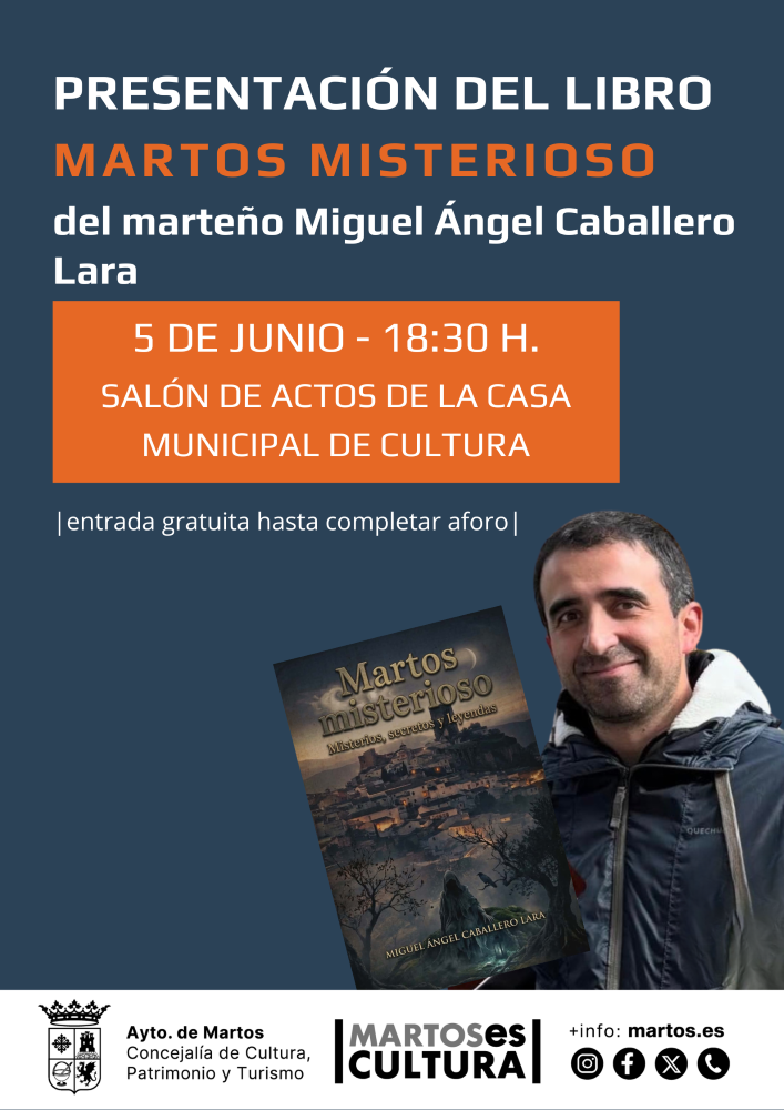 Presentación del libro Martos misterioso - Ayuntamiento de Martos